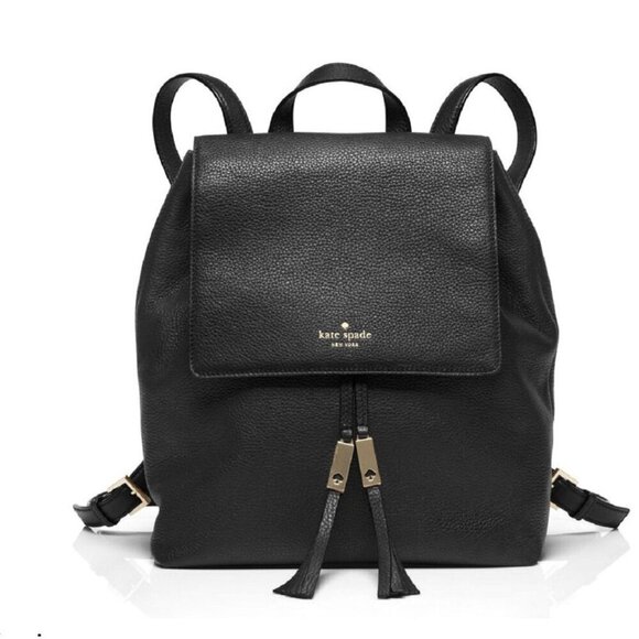 kate spade | Bags | Kate Spade New York Grey Street Black Pebbled ...